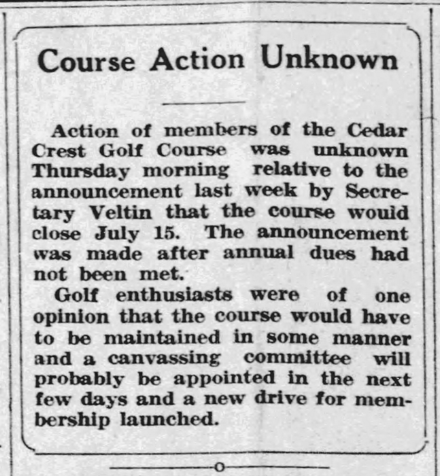 Opelousas Trivia - Cedar Crest Country Club and Golf Course. » St ...