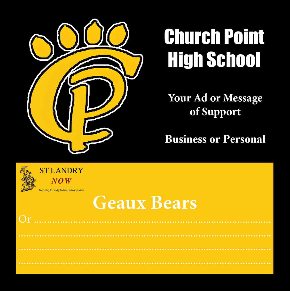Church Point Uses a Familiar Theme For Early Success » St. Landry Now ...